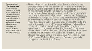 Transcendentalist- Ralph Waldo Emerson and Henry David Thoreau.pptx