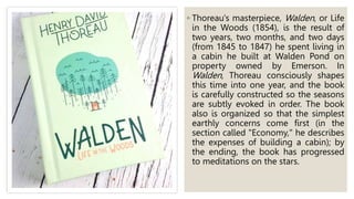 Transcendentalist- Ralph Waldo Emerson and Henry David Thoreau.pptx