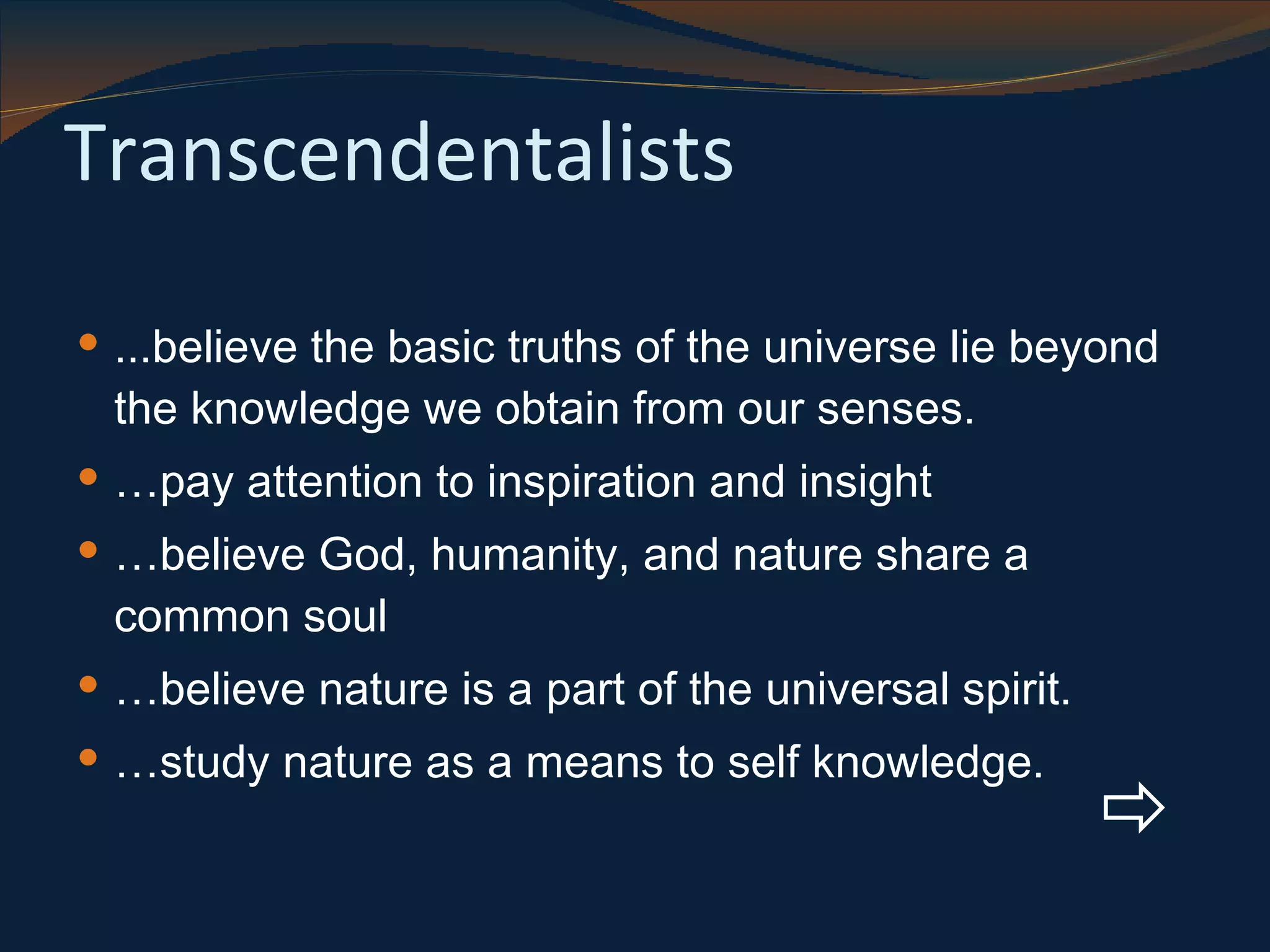 Transcendentalists | PPT