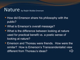 Transcendentalists | PPT
