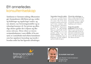 Transcendent Group Internrevisjon | PDF