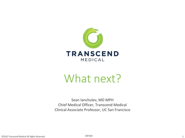 Transcend Medical | PPT