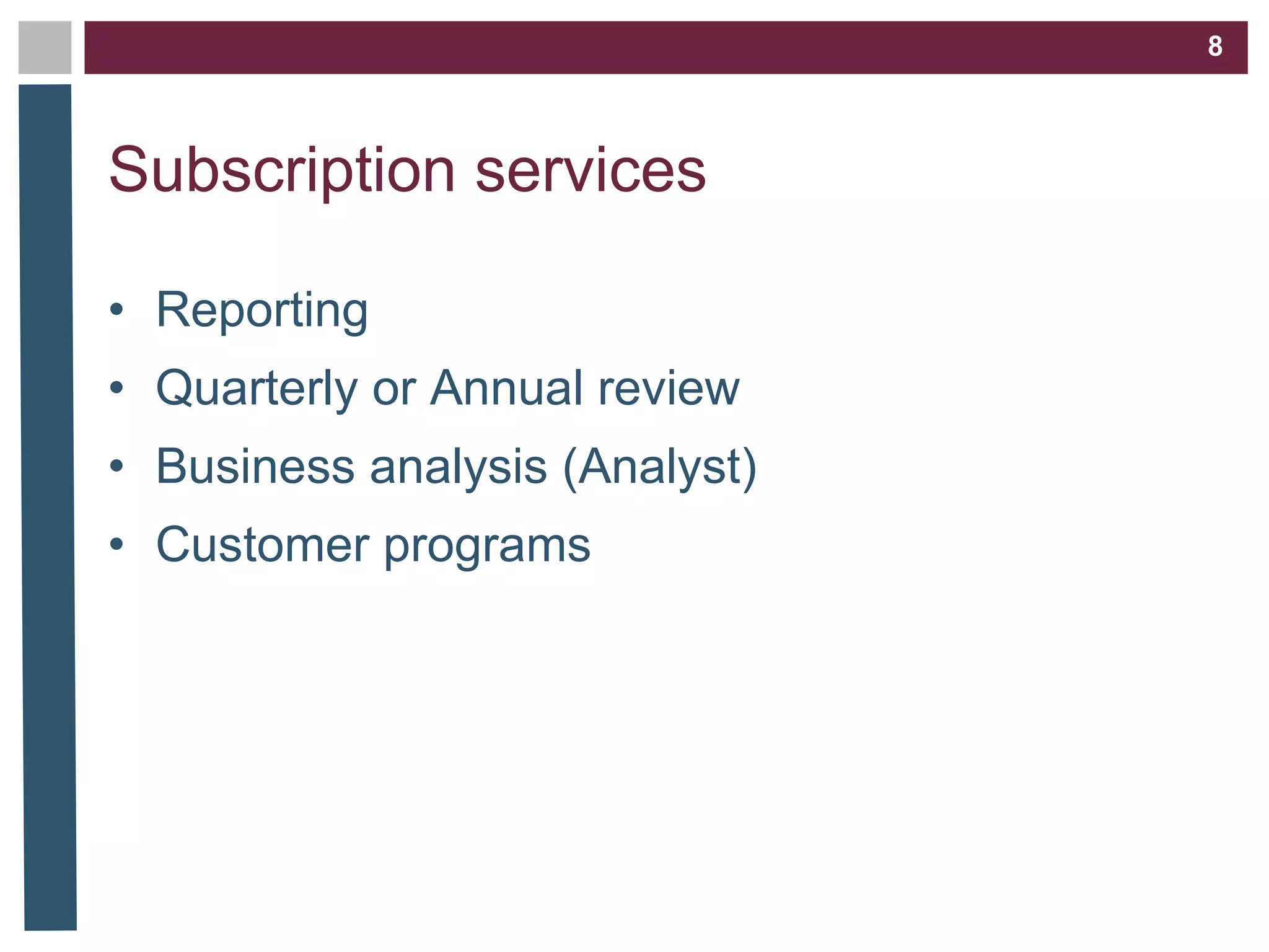 Transcend Value Presentation | PPT