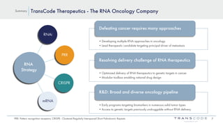 TransCode Therapeutics Investor Presentation June 2022 | PPT