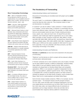 Transcoding 101 | PDF