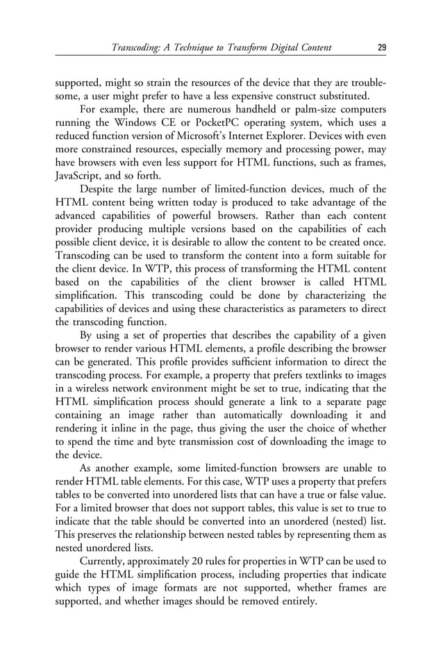 Transcoding: A Technique to Transform Digital Content | PDF | Web Design and HTML | Internet