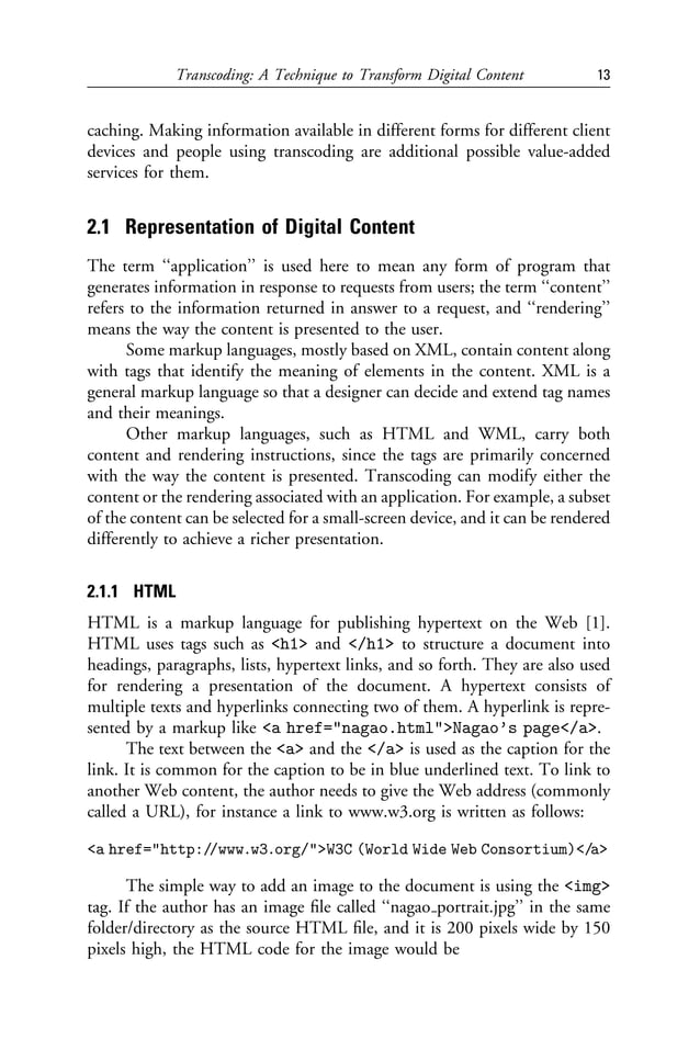 Transcoding: A Technique to Transform Digital Content | PDF | Web Design and HTML | Internet