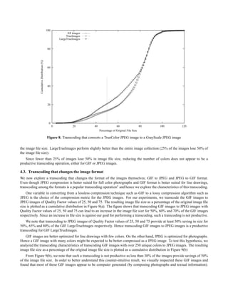 Transcoding Characteristics of Web Images | PDF