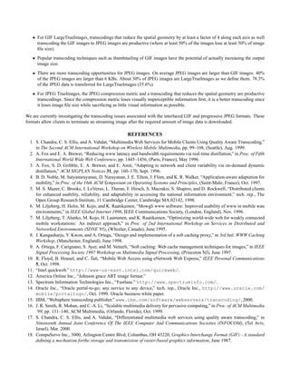 Transcoding Characteristics of Web Images | PDF