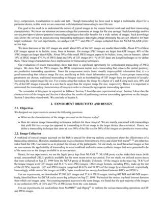 Transcoding Characteristics of Web Images | PDF