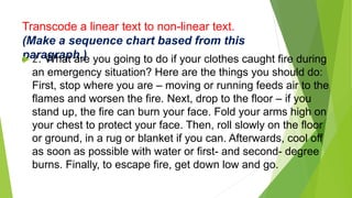 Explain visual-verbal relationships illustrated in tables, graphs, and ...