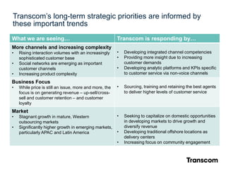 Transcom Q1 2014 investor presentation | PPT