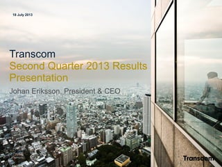Transcom Q213 results presentation | PPT