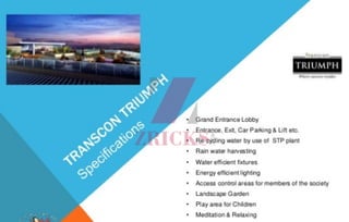 Transcon Triumph Phase I Brochure - Zricks.com