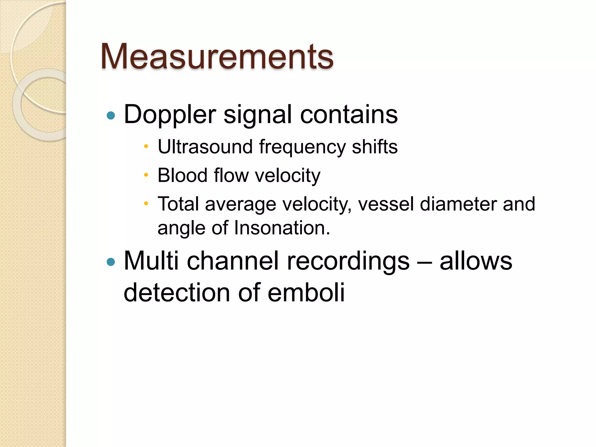 Transcranial doppler | PPTX