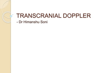 Transcranial Doppler Worksheet