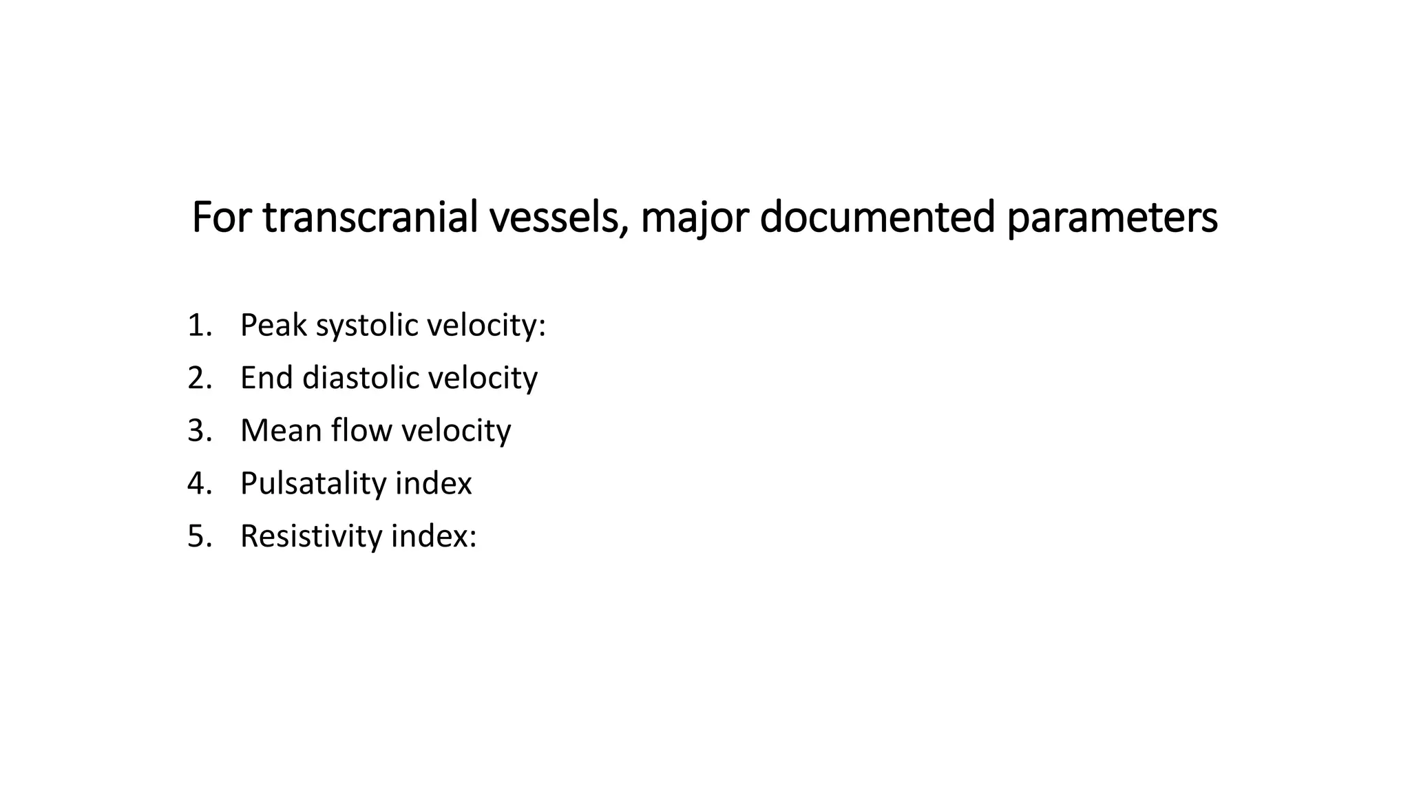 Transcranial doppler ultrasound, principles and procuderes | PPTX
