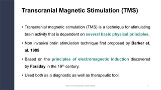 Transcranial Magnetic Stimulation: Principles and Mechanisms | PDF