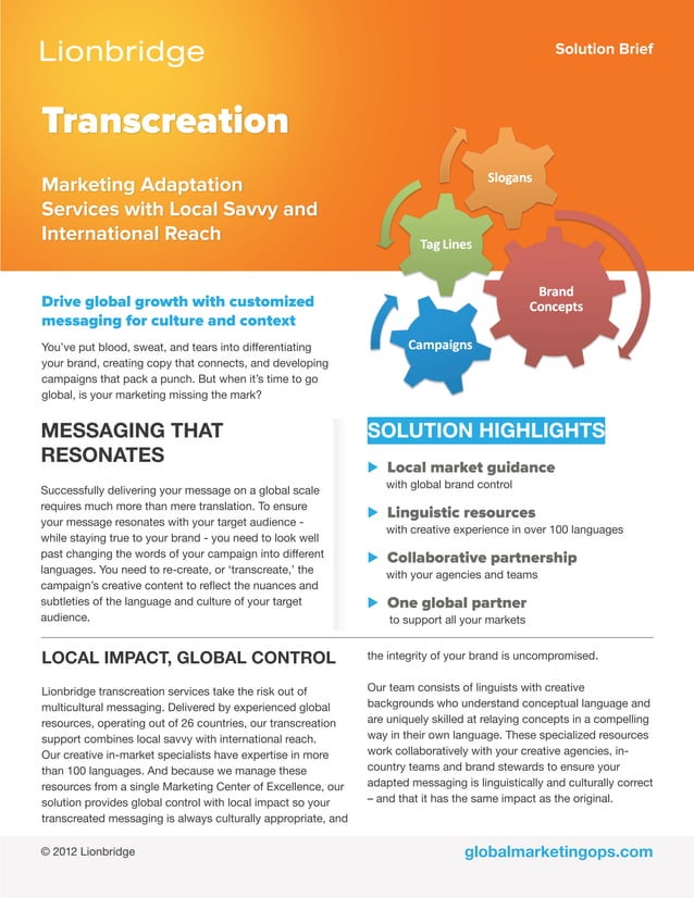 Transcreation | PDF