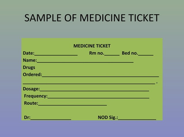 Transcribing doctor’s order | PPT | Pharmaceutical Drugs | Medical Health