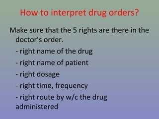 Transcribing doctor’s order | PPT