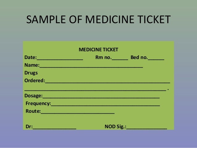 Transcribing doctor’s order