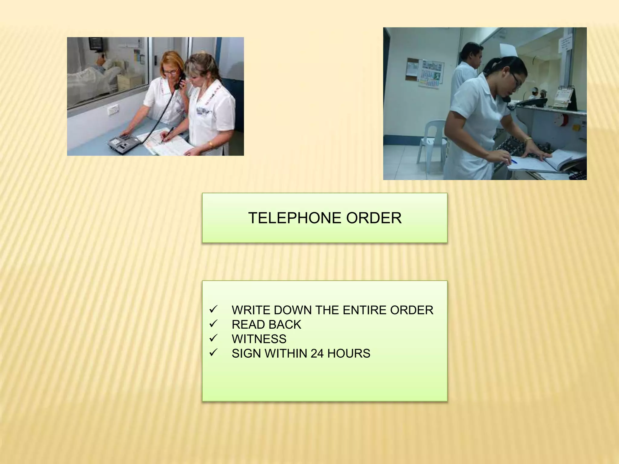 Transcribing doctor's order | PPTX