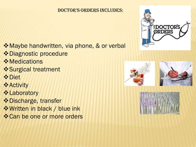 Transcribing doctor's order | PPTX | Pharmaceutical Drugs | Medical Health