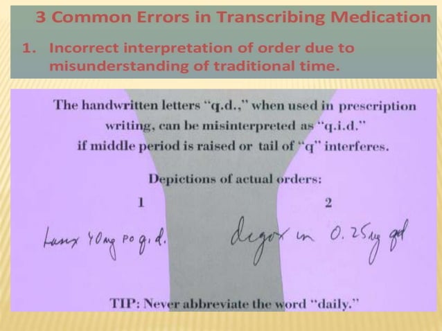 Transcribing doctor's order | PPTX | Pharmaceutical Drugs | Medical Health