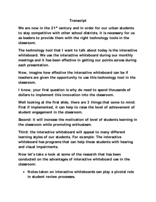 Transcript | PDF | Educational Assessment | Education