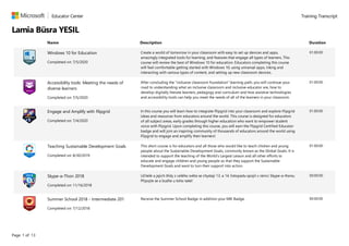 Microsoft Education Center Transcript | PPT