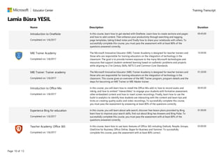 Microsoft Education Center Transcript | PPT