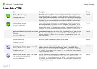 Microsoft Education Center Transcript | PDF