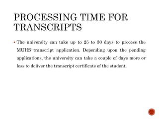 Transcript - Types, process of obtaining it, | PPT