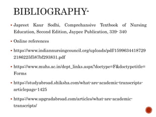 Transcript - Types, process of obtaining it, | PPTX