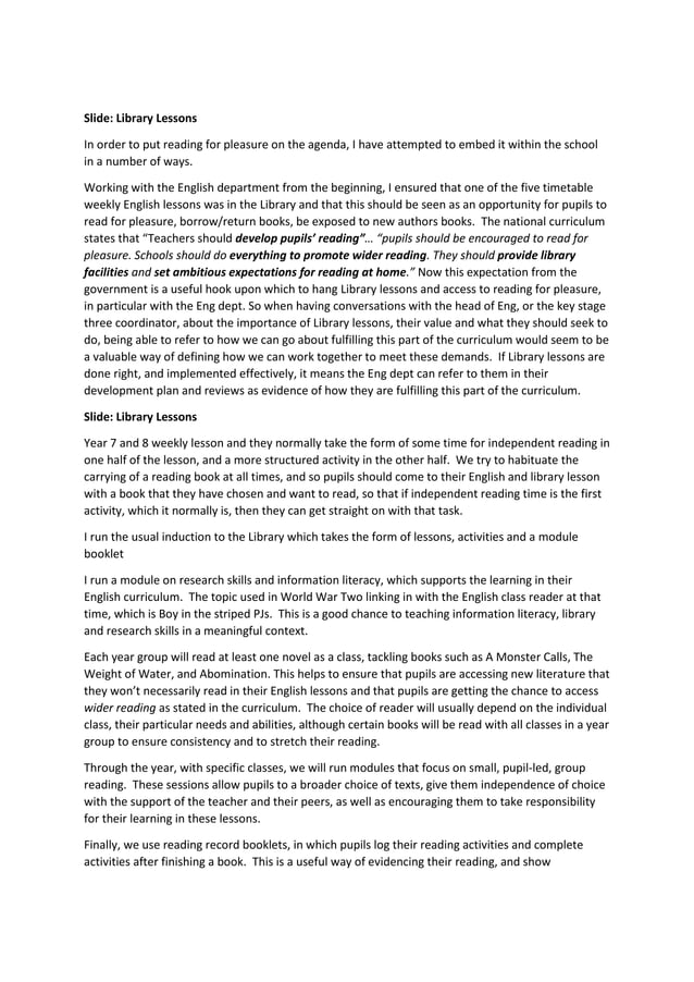 Transcript are we restricting reading - setting reading free | PDF