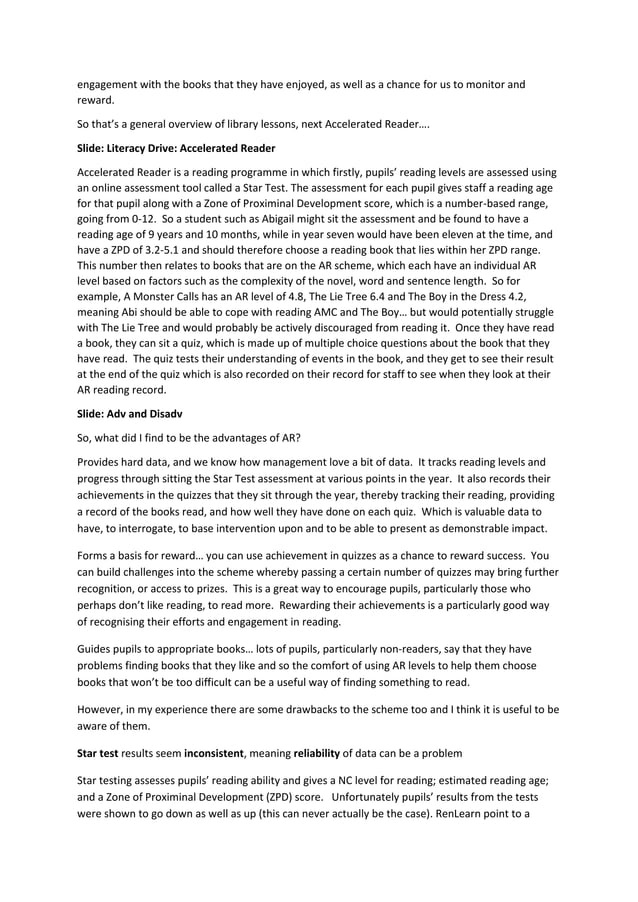 Transcript are we restricting reading - setting reading free | PDF