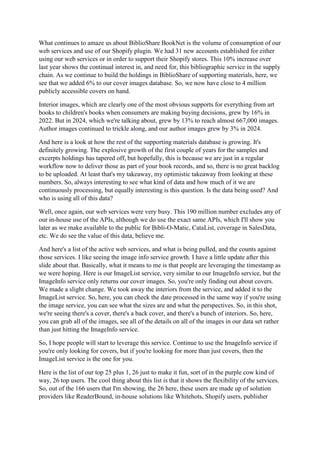 Transcript: New from BookNet Canada for 2025: BNC BiblioShare - Tech ...