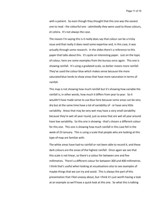 Transcript - Data Visualisation - Design and Principals | PDF