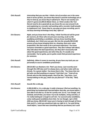 Transcript Erin Stevens RecTech Podcast Interview | PDF