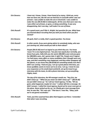 Transcript Erin Stevens RecTech Podcast Interview | PDF