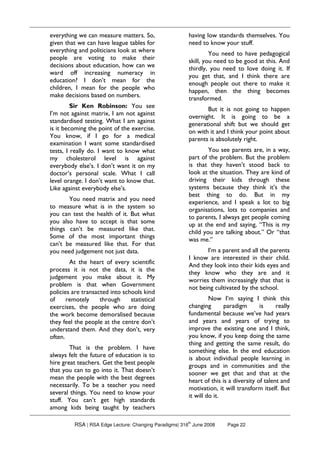 Transcript -sir-ken-robinson | PDF