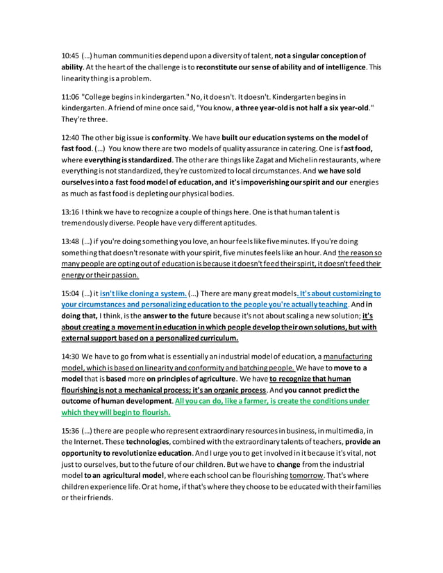 Transcript ted talk | PDF