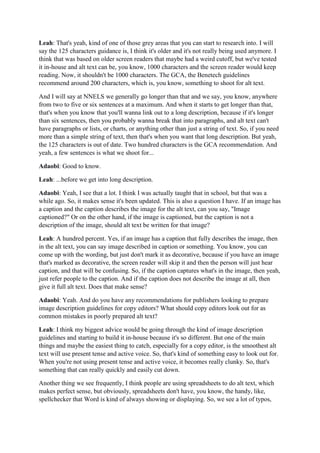 Transcript: The Details of Description Techniques tips and tangents on ...