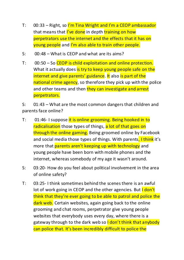 CEOP Interview Transcript