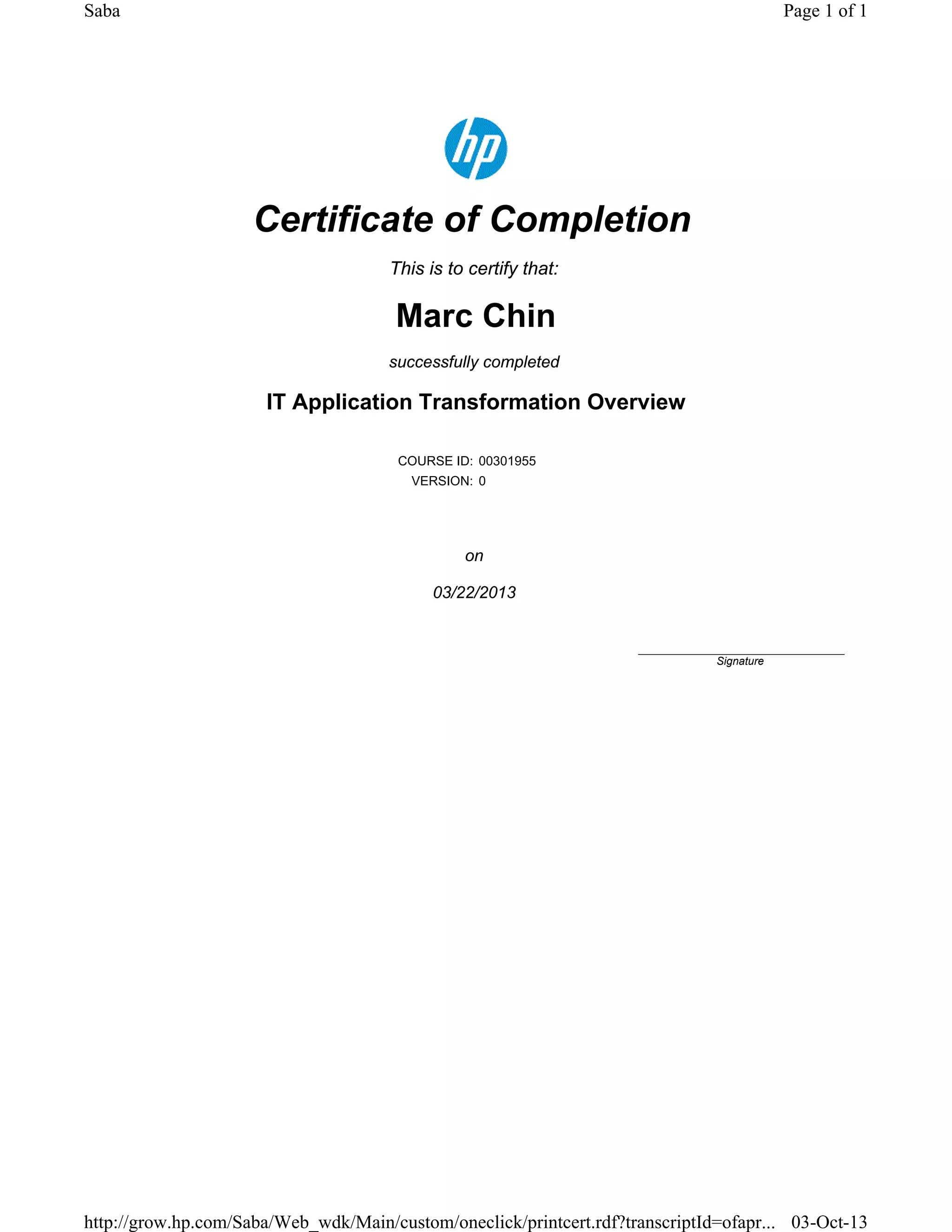 IT Application Transformation | PDF