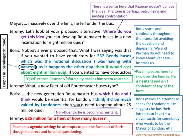 Boris Johnson Transcript 2 | PPT