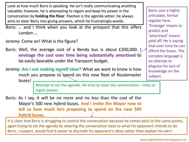 Boris Johnson Transcript 2 | PPT