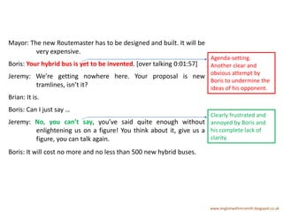 Boris Johnson Transcript 2 | PPT