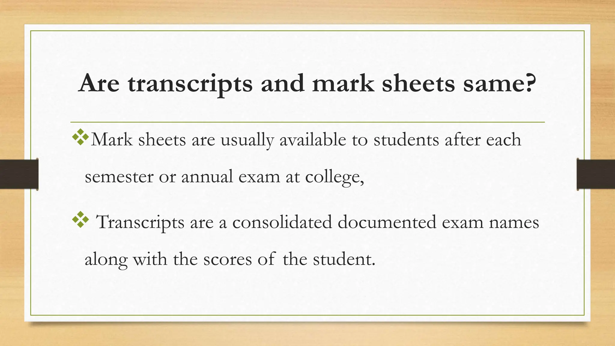 transcript and credit system in nursing.pptx | Educational Assessment ...
